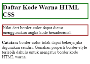 Daftar Kode Warna HTML & CSS Lengkap Full Color & Cara Penggunaannya ...